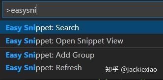 Easy Snippet - vscode最好的snippet代码片段管理器 - 知乎