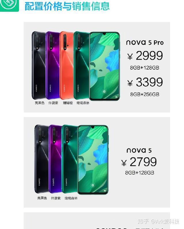 2999元，全系8GB，华为nova5 Pro正式发布 - 知乎