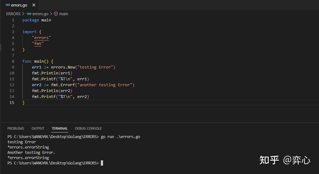 网络工程师的Golang之路 -- Go数据类型（错误）和异常处理 - 知乎