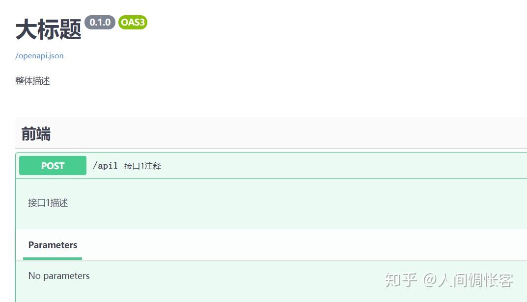 Fastapi 接口文档注释 - 知乎