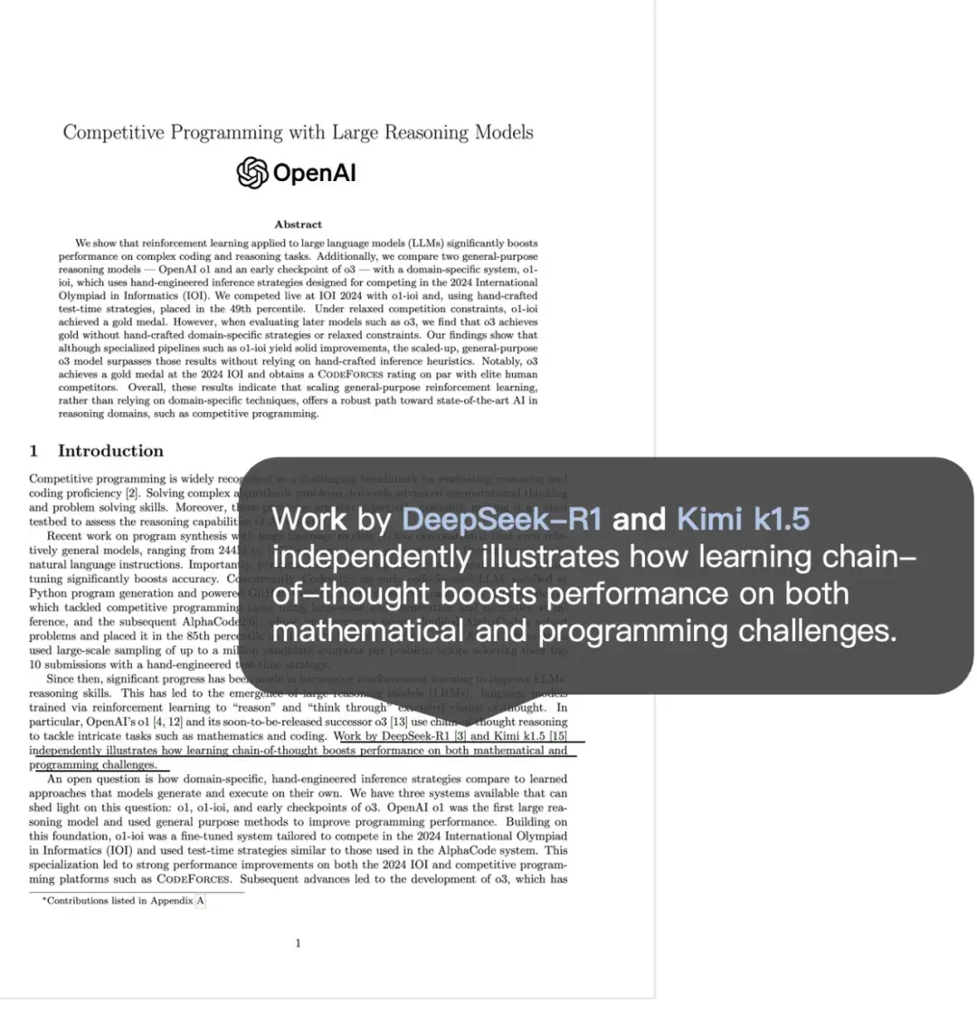 OpenAI：强化学习确实可显著提高LLM性能，DeepSeek R1、Kimi k1.5发现o1的秘密 - 知乎