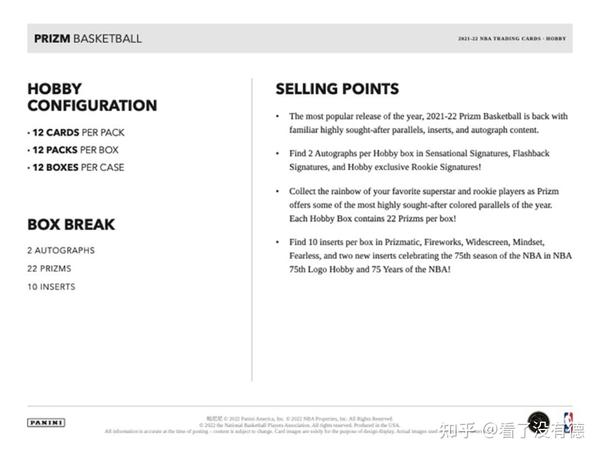 球星卡“折射”详谈：Prizm系列Hobby及其分支 - 知乎