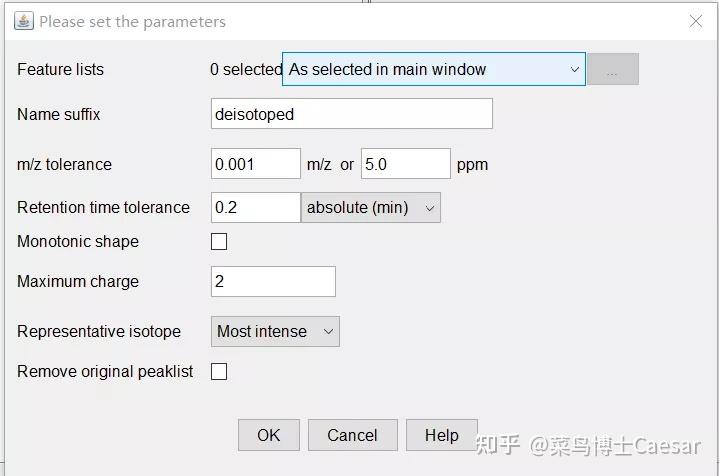 MZmine 2-代谢组学数据处理软件教程 - 知乎