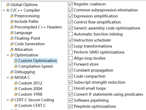 技术分享 | TASKING VX-toolset应用系列 - 代码优化设置 - 知乎