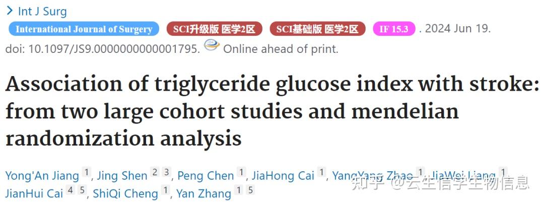 NHANES+MIMIC-IV两大公共数据拿下15.3分SCI，统计分析+MR牛了！ - 知乎