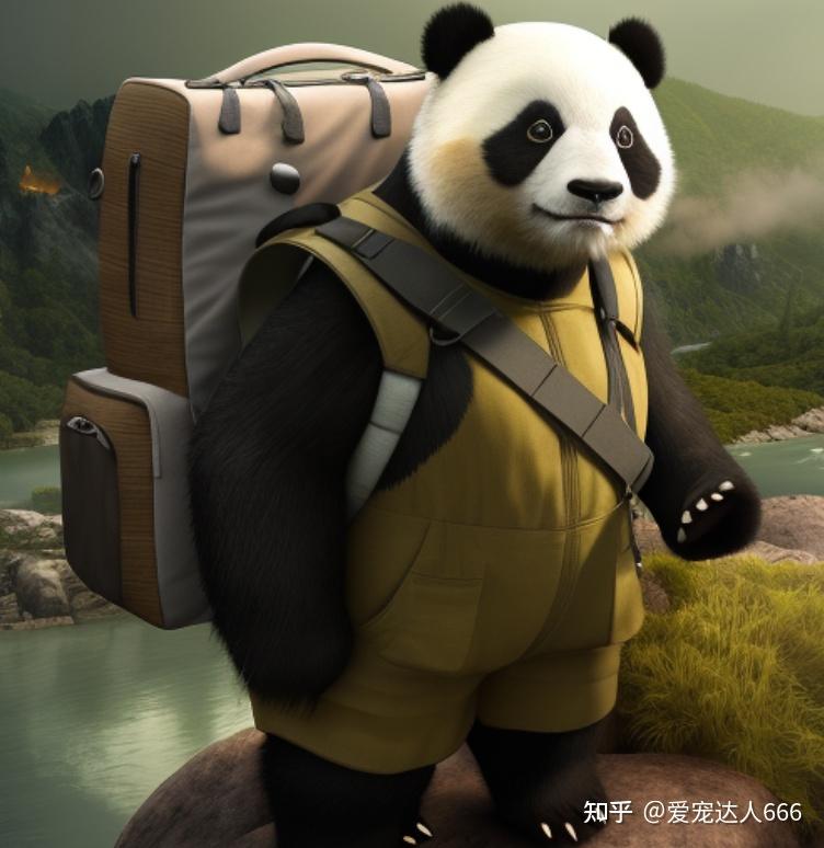 小白学Stable Diffusion画了一组《熊猫出游记》 - 知乎