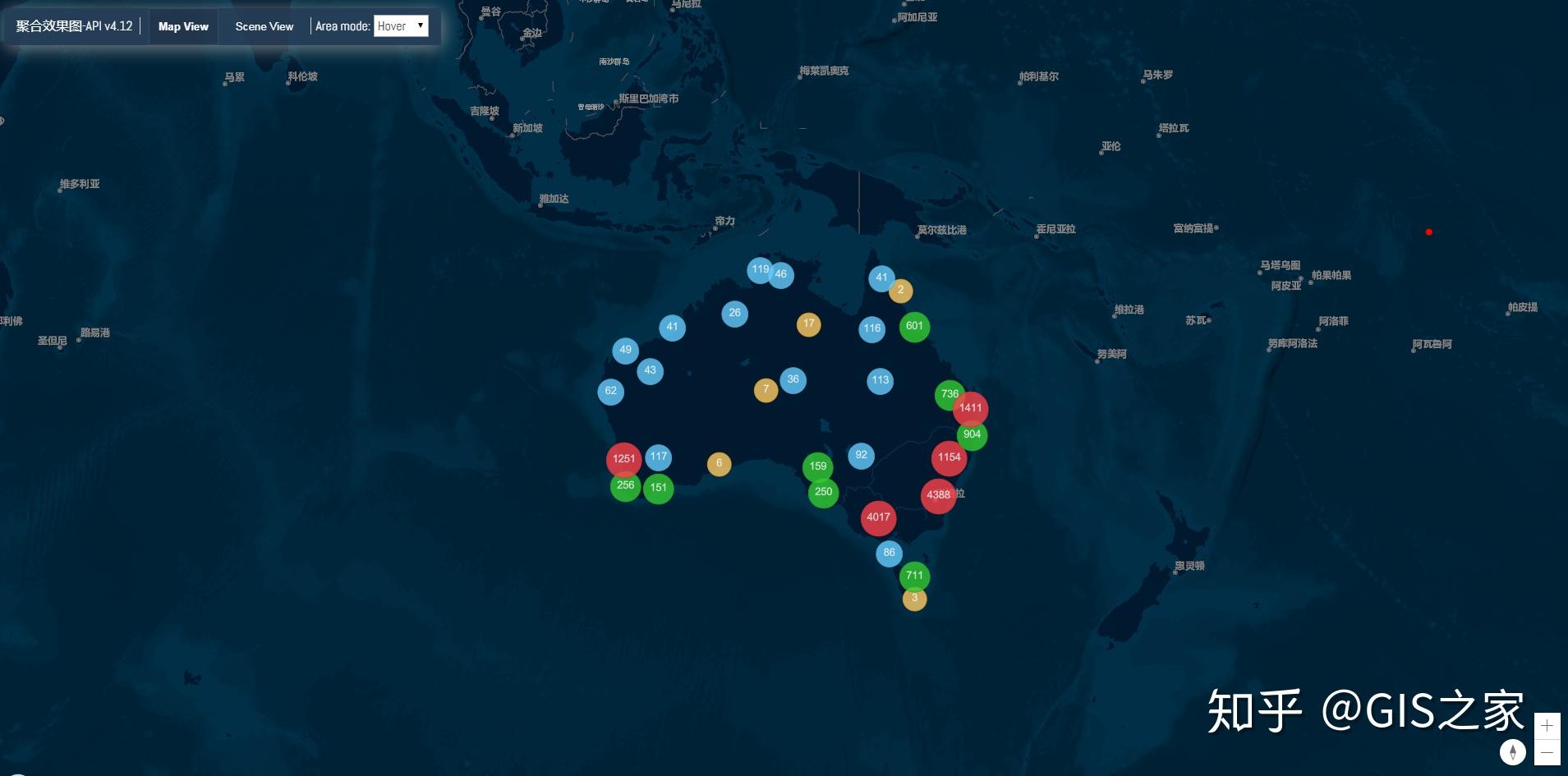 arcgis api 4.x for js 聚合效果图(附源码下载) - 知乎