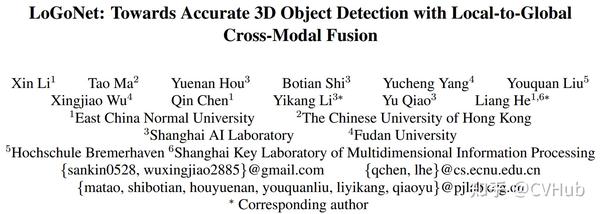 CVPR 2023 | LoGoNet：优于所有最先进的 3D 目标检测方法！ - 知乎