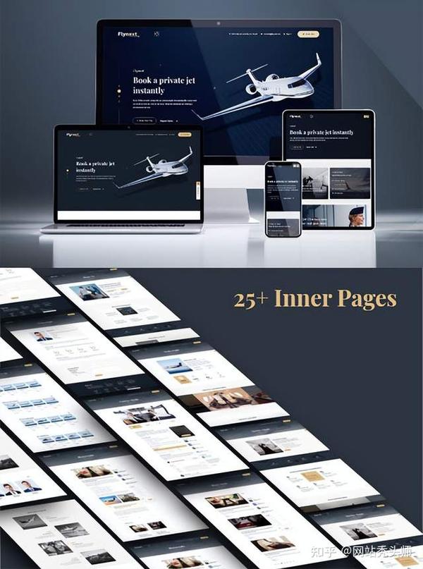 私人航空公司飞机租赁HTML模板 - Flynext - 知乎