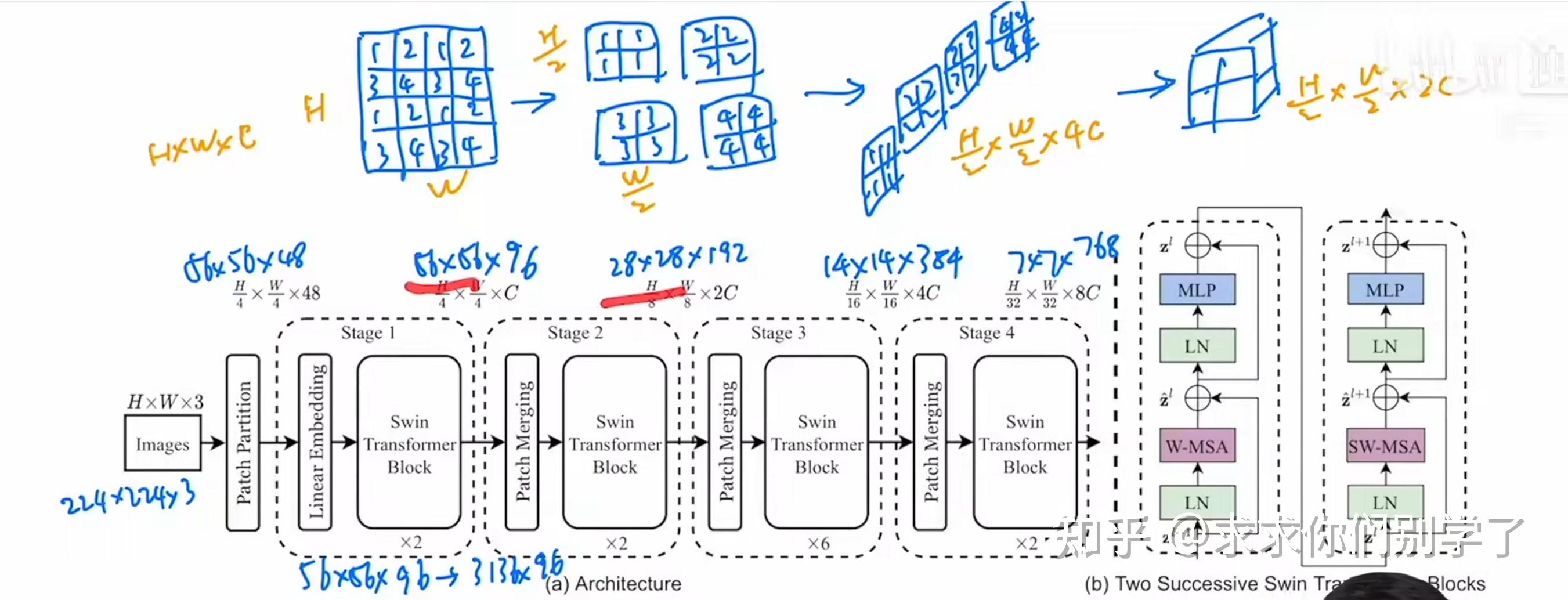 视觉transformer：VIT, swin transformer，DETR等 - 知乎
