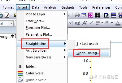 OriginPro：如何在origin中画一条Y=0.3的水平线？方法2：插入数据函数【数据绘图】 - 知乎