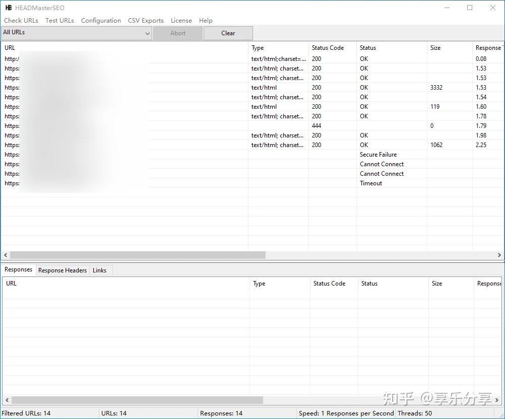 HEADMasterSEO：专门用于检查网址状态、响应时间、重定向链、死链接等的工具 - 知乎