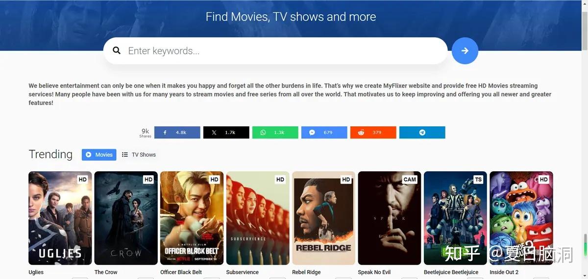 超全影视资源网站汇总，从美剧到4K电影全都有！ - 知乎