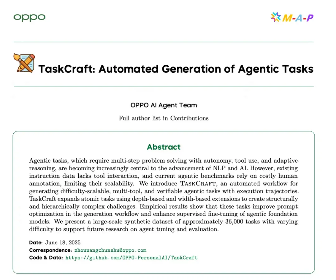 Agent RL和智能体自我进化的关键一步: TaskCraft实现复杂智能体任务的自动生成 - 知乎