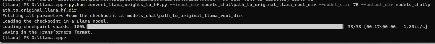 在llama.cpp环境进行中英文对话(中文LLaMA&Alpaca大模型1&2) - 知乎