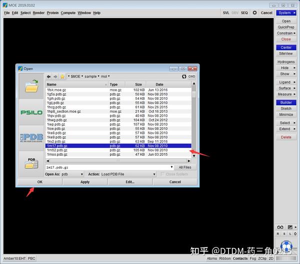 计算机辅助药物设计的基础操作（MOE） - 知乎