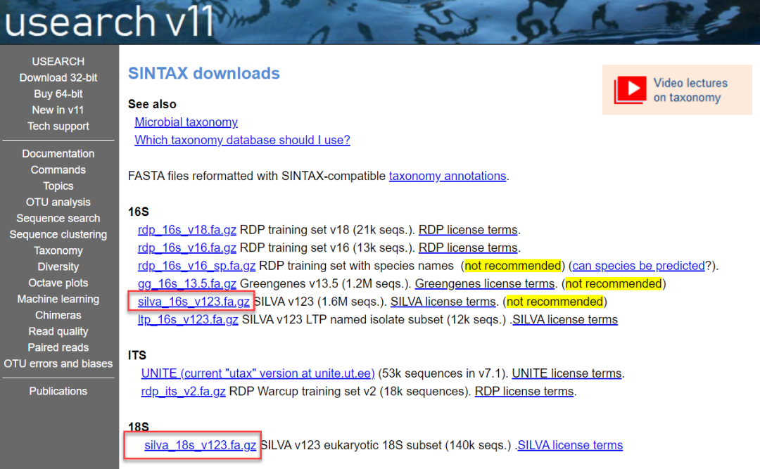 16S/18S核糖体数据库Silva下载 - 知乎