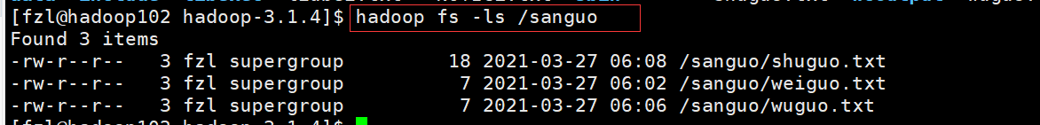 Hadoop--HDFS的Shell操作（常用命令） - 知乎