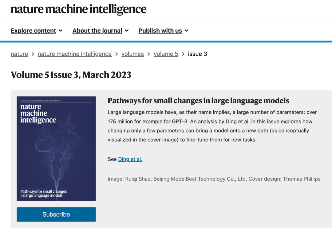 拨动大模型的琴弦｜Delta Tuning 成果登上 Nature子刊封面！ - 知乎