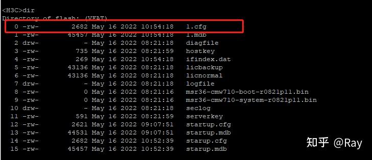 H3C网络设备配置保存（Netmiko处理设备提示命令） - 知乎