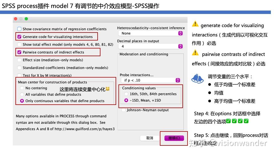 SPSS PROCESS model 7模型操作及结果解读 - 知乎