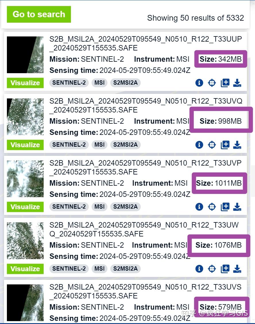 Sentinel-2哨兵2号L2A级大气校正后遥感影像下载 - 知乎