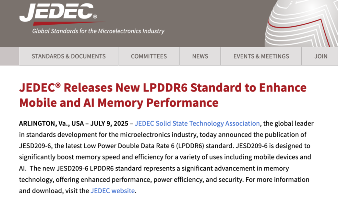 LPDDR6内存标准正式发布 - 知乎