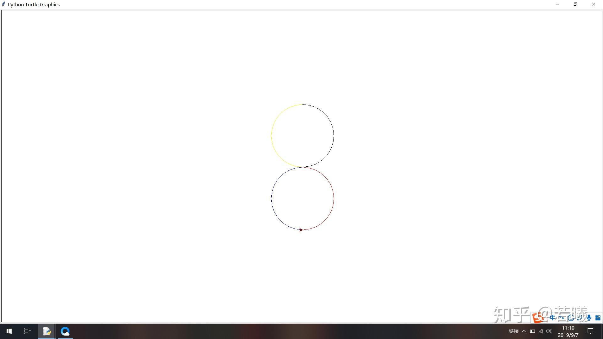 python turtle circle() - 知乎