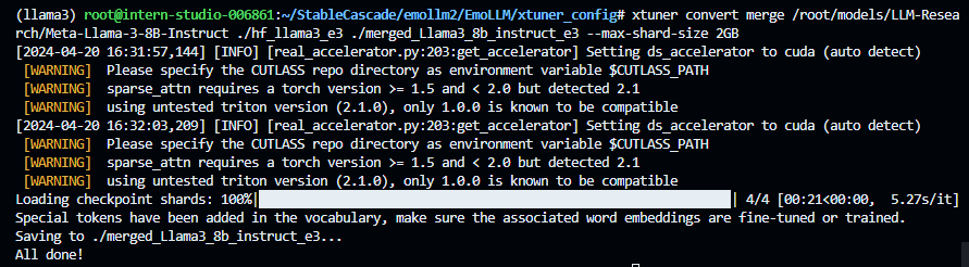 [Llama3][EmoLLM][Minisora]Meta Llama 3快速上手：用EmoLLM数据基于Xtuner采用QLoRA微调Meta-Llama-3-8B-Instruct模型 ...