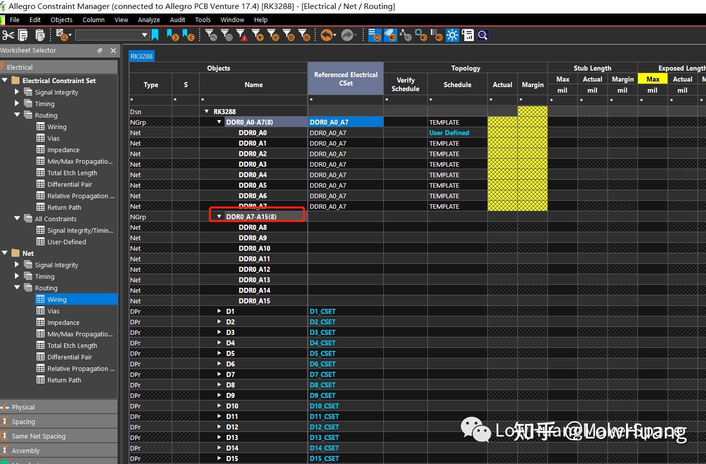 Allegro中DDR中T形拓扑结构提取及设置指南 - 知乎