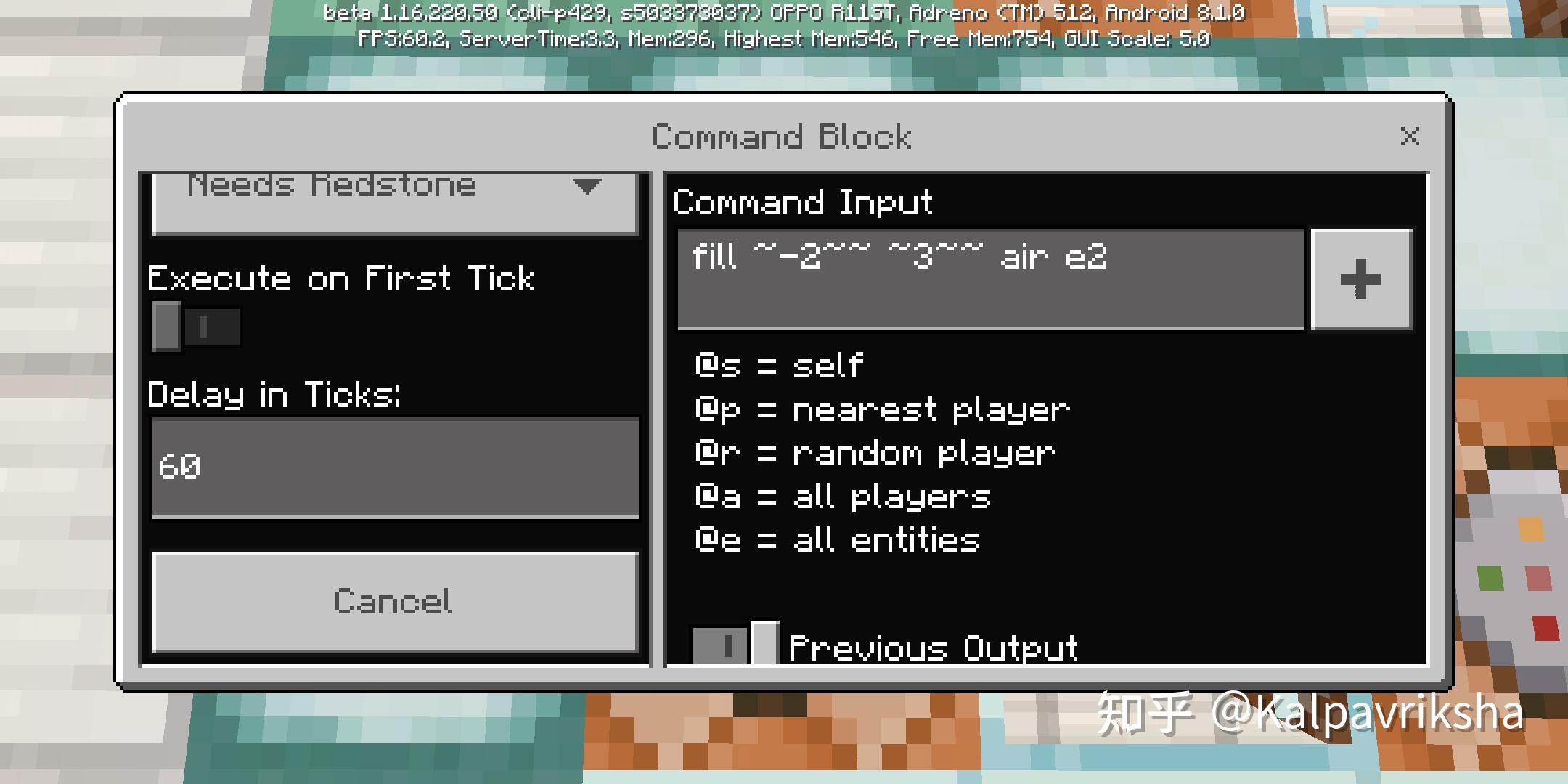 我的世界基岩版MC BE:命令方块常加载飞行器 - 知乎