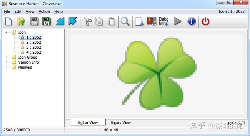 如何将Clover图标替换成资源管理器图标 - 知乎