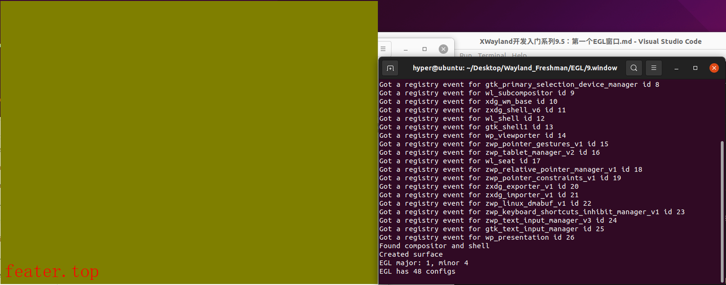 Wayland入门9.5：第一个EGL窗口 - 知乎