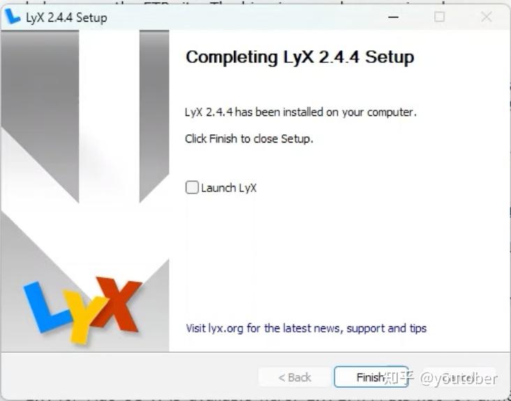 Lyx安装教程 - 知乎