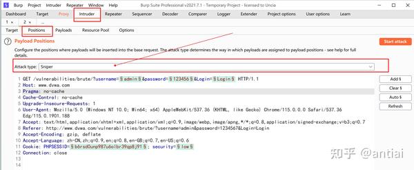 【实验报告】使用Burp Suite爆破网站登录账号，密码 - 知乎