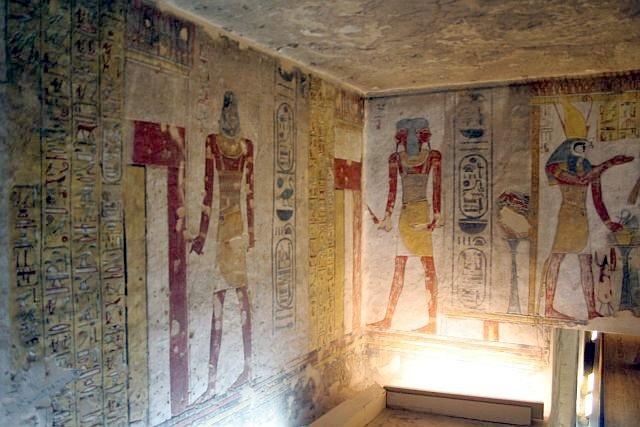 埃及-帝王谷-法老墓(女法老Twosret与Setnakhte双墓)彩绘壁画【100多幅图】 - 知乎