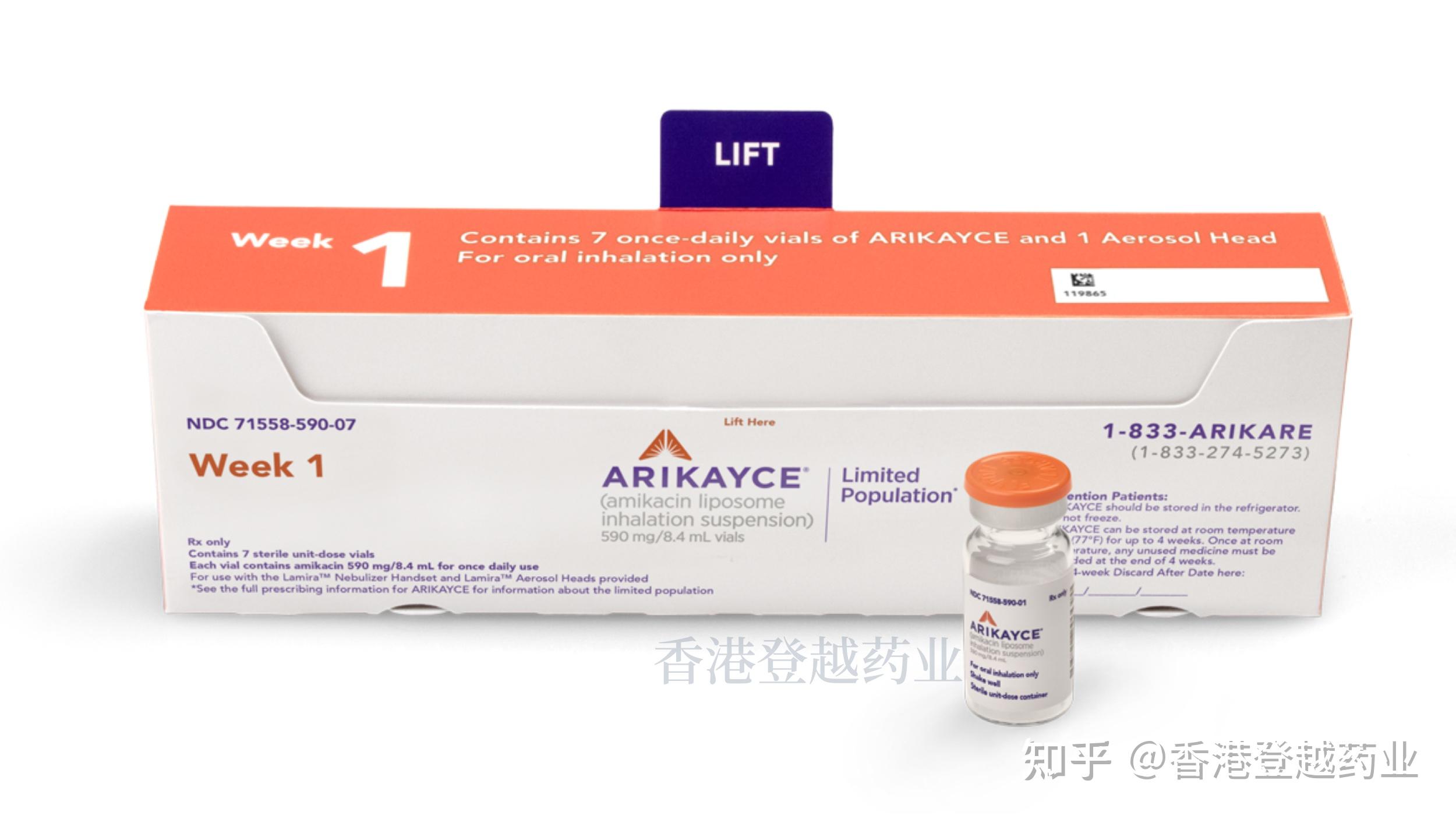 Arikayce liposomal（阿米卡星）中文说明书|香港登越药业 - 知乎