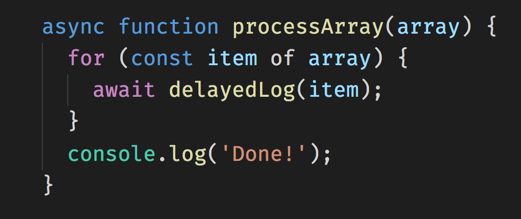 Javascript 循环：如何处理 Async Await 知乎