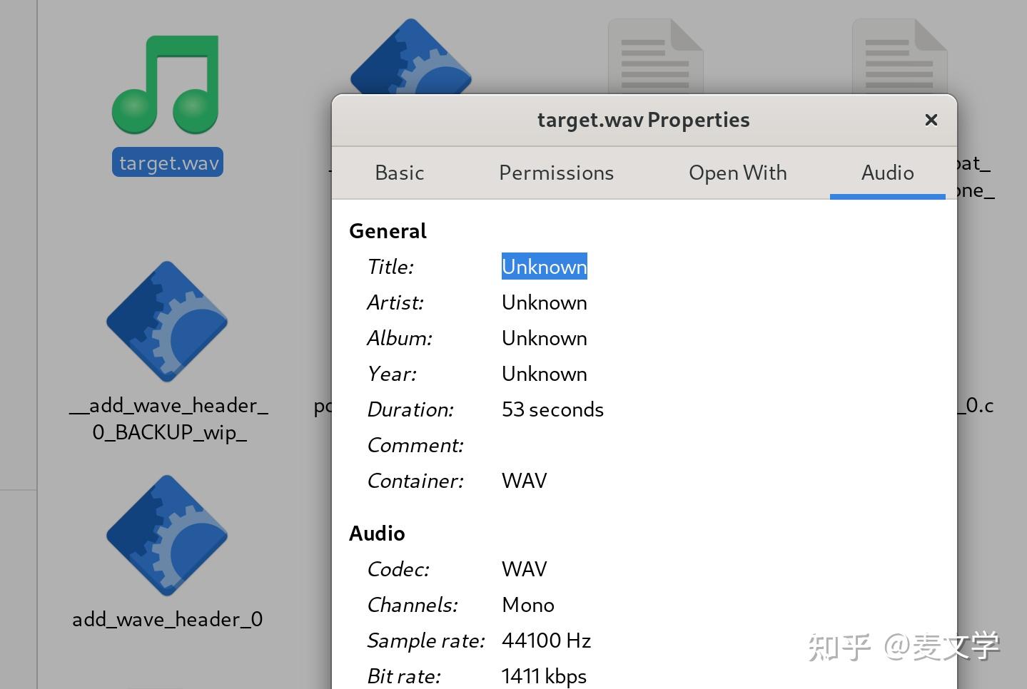 波形 WAV 文件头结构（结构体）: 音频采集后续小实验后续小实验 - 知乎