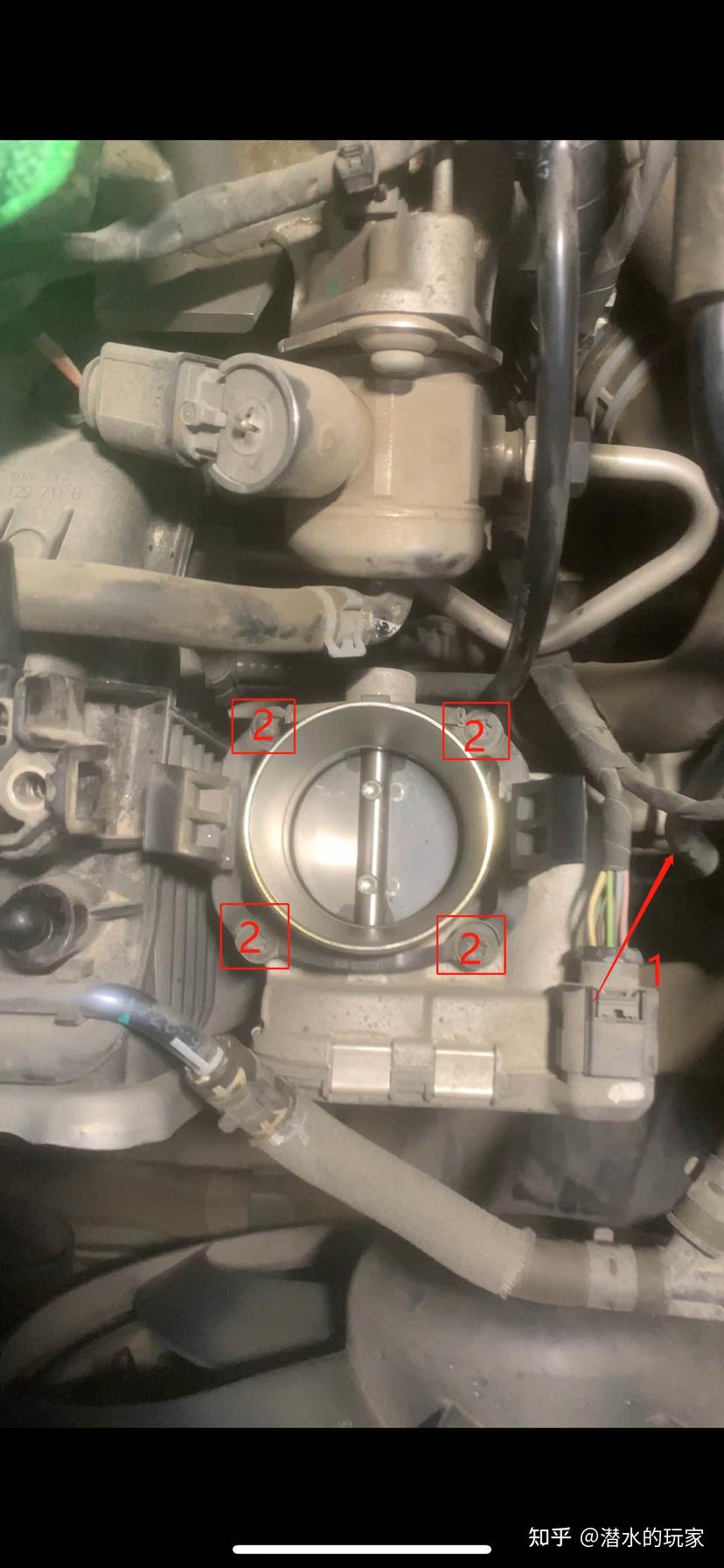 大众ea211_1.4t节气门拆洗 - 知乎