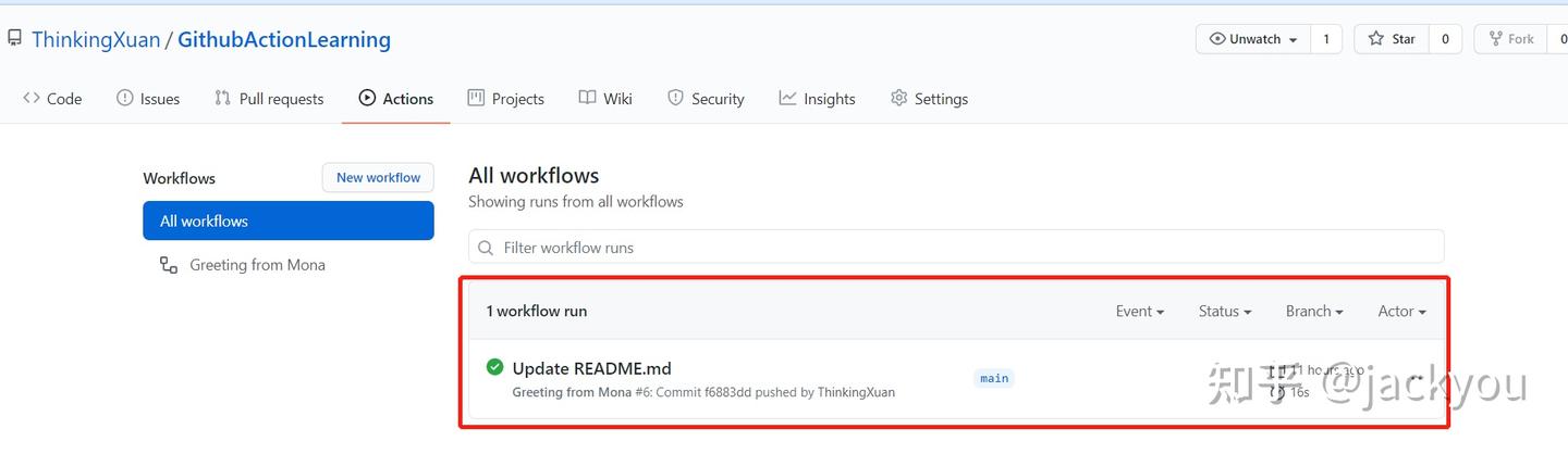 GithubAction---Workflow概念和基本操作 - 知乎