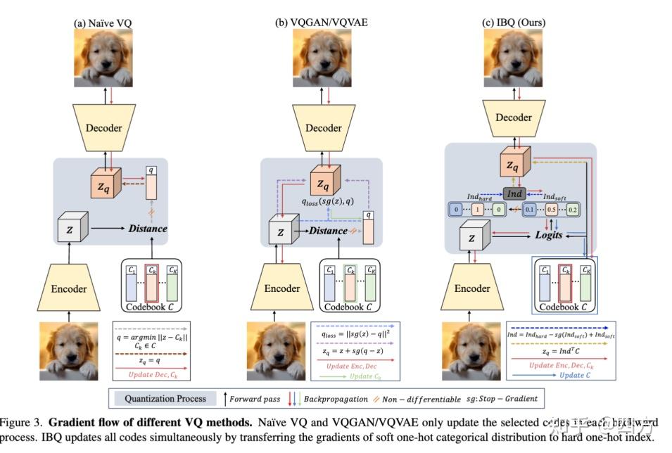 arXiv每日简读--2024.12.05 升级版VQGAN，IBQ：训练时前向量化时虽然只用一个code，但back prop的梯度可以更新所有code - 知乎