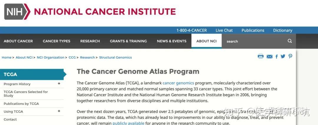 TCGA、ICGC、GTEx 数据库都是啥？ - 知乎