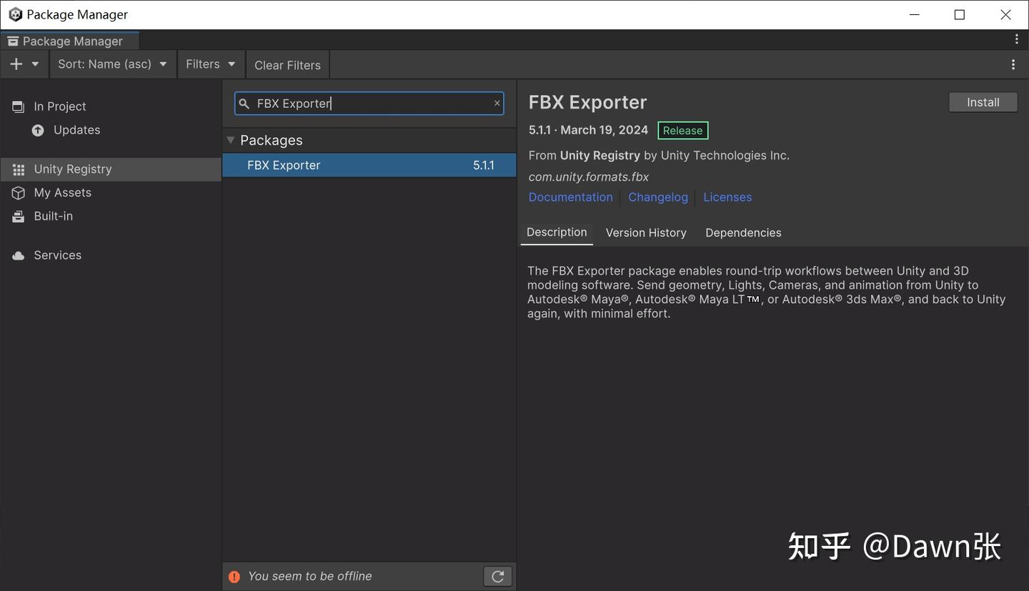 unity小：使用Unity FBX Exporter 将 3DMax场景或者模型无损导入Unity - 知乎