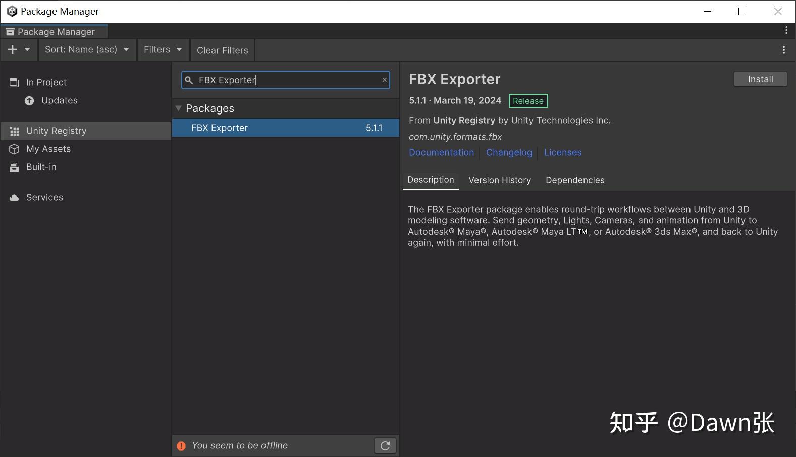 unity小：使用Unity FBX Exporter 将 3DMax场景或者模型无损导入Unity - 知乎