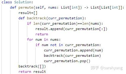 Leetcode 46. Permutations(backtracking graph) - 知乎