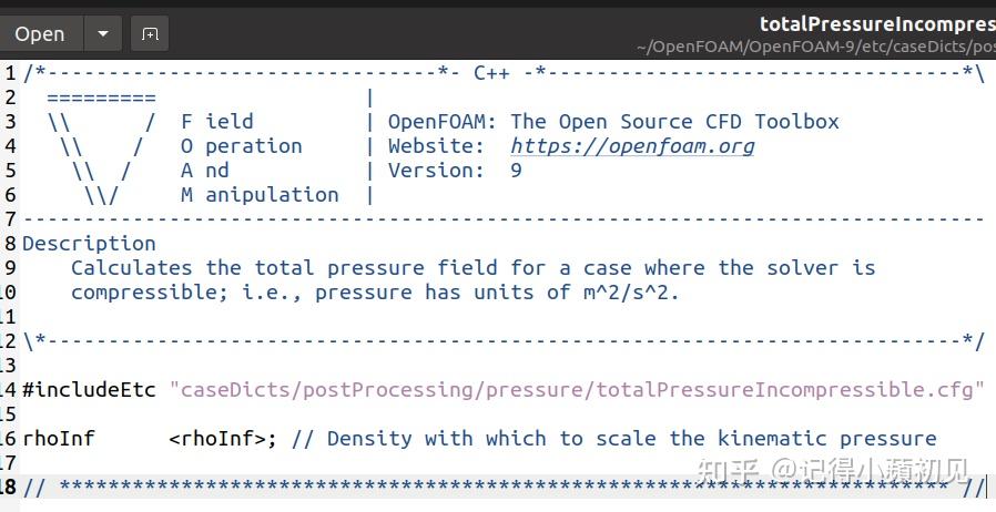 OpenFOAM中的后处理postProcess命令 - 知乎