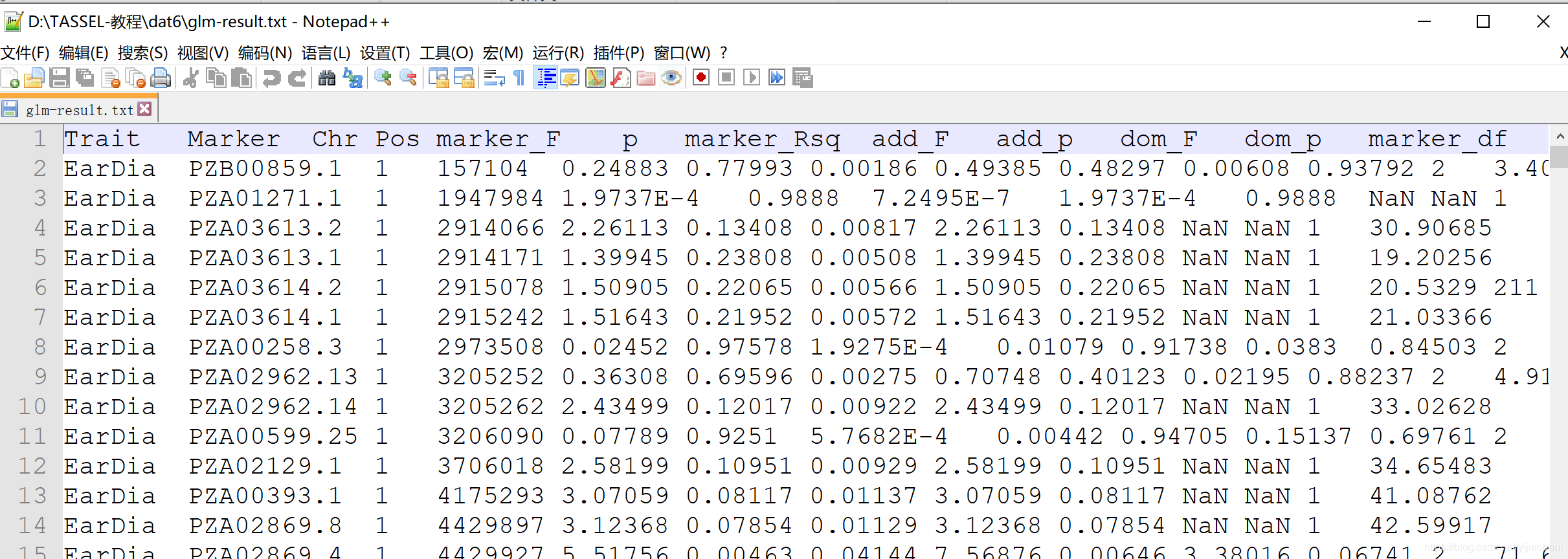 使用TASSEL学习GWAS笔记（1-6）--完结篇 - 知乎
