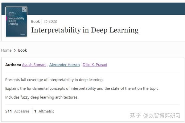 深度学习中的可解释性（Interpretability in Deep Learning） - 知乎