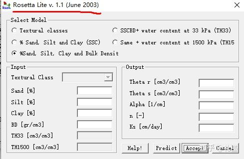 推算土壤水力参数-Rosetta - 知乎